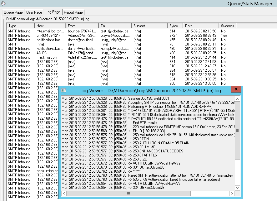 MDaemon Queue and Satistic Management | CC Software