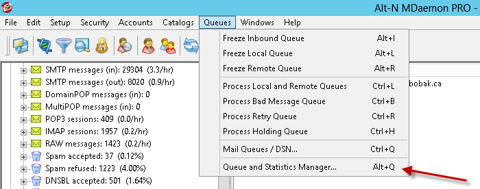 MDaemon Queue and Satistic Management | CC Software